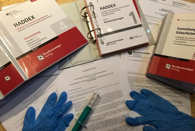 Ausfuhrgenehmigung für persönliche Schutzausrüstung - Anwaltshaus